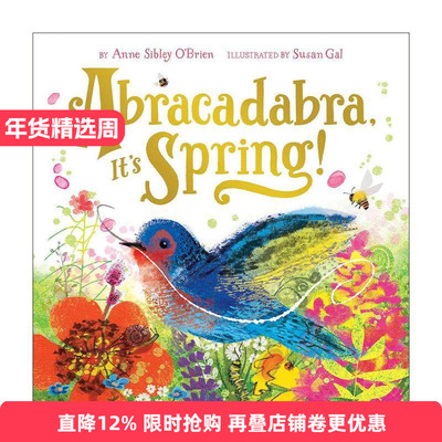 英文原版 Abracadabra It's Spring 春天的魔法 会魔法的季节 儿童精装绘本 安妮·希布里·奥布莱恩 英文版 进口英语原版书籍