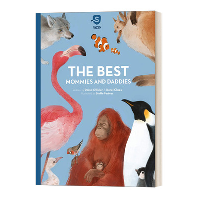 英文原版 The Best Mommies and Daddies Super Animals  2 超级动物2 世界上至好的父母 儿童精装生物学科普绘本 英文版 进口书籍