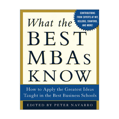 英文原版 What the Best MBAs Know 工商管理学硕士知识框架 英文版 进口英语原版书籍