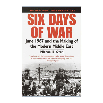 英文原版 Six Days of War 六日战争 1967年6月和现代中东的创生 Michael B Oren 英文版 进口英语原版书籍