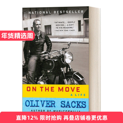 英文原版 On the Move A Life 一直行动着 医学桂冠诗人Oliver Sacks奥利佛·萨克斯自传 英文版 进口英语原版书籍