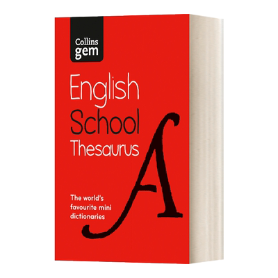 Collins Gem School Thesaurus 柯林斯学生德语同义词反义词小词典 第6版进口原版英文书籍