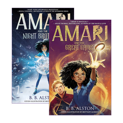 英文原版 Amari 阿玛瑞系列2册 黑夜兄弟 伟大游戏 英文版 进口英语原版书籍进口原版英文书籍