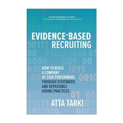 英文原版 Evidence-Based Recruiting 循证招聘 ECA Partners创始人Atta Tarki 英文版 进口英语原版书籍