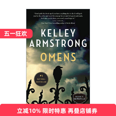 英文原版 Omens Cainsville 01 预兆 凯恩斯维尔系列1 奇幻推理小说 Kelley Armstrong 英文版 进口英语原版书籍