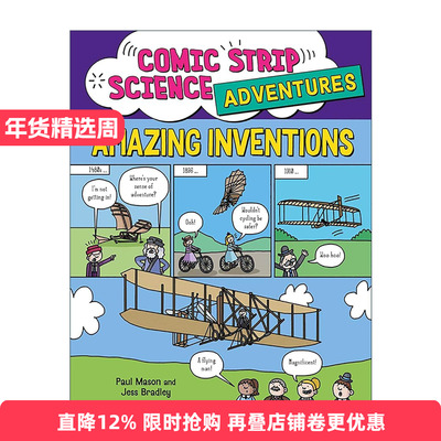 英文原版 Comic Strip Science Adventures Amazing Inventions 漫画科学冒险 神奇的发明 儿童科普百科读物 进口英语原版书籍