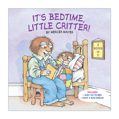 It's Bedtime, Little Critter 睡觉时间到 小怪物小毛人 儿童睡前故事绘本进口原版英文书籍