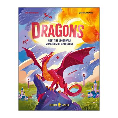 英文原版 Dragons 龙族 邂逅神话中的传奇怪兽 儿童科普百科读物 全彩插图精装 Myth Busters系列 英文版 进口英语原版书籍