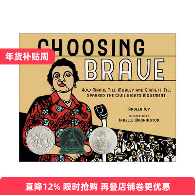 Choosing Brave 选择勇敢  2023凯迪克银奖  精装绘本传记进口原版英文书籍