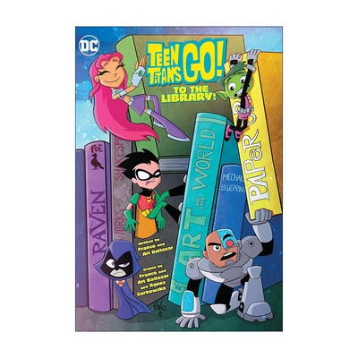英文原版 Teen Titans Go To the Library 少年泰坦去图书馆 儿童DC漫画 Franco 英文版 进口英语原版书籍