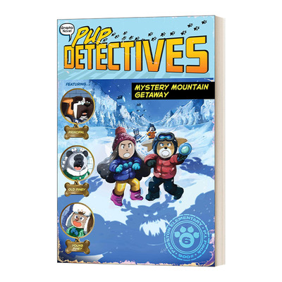 英文原版 Pup Detectives#6 Mystery Mountain Getaway 小狗侦探6 逃离神秘山 英文版 进口英语原版书籍