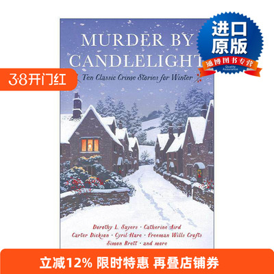 英文原版 Murder by Candlelight 烛光下的谋杀 适合冬季阅读的十大经典犯罪故事 英文版 进口英语原版书籍