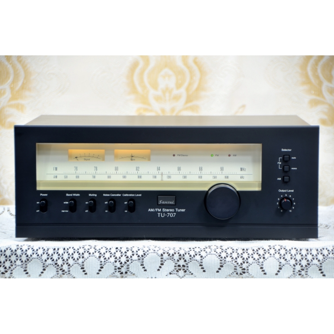 原装进口HIFI音响 Sansui/山水 TU-707 山水旗舰收音头改好国频