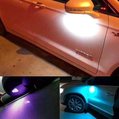 福特蒙迪欧致胜翼虎kuga麦克斯MAX后视镜灯LED照地灯泡反光镜改装