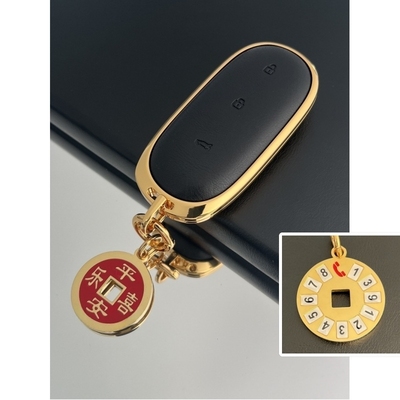 理想钥匙套电镀24k金汽车