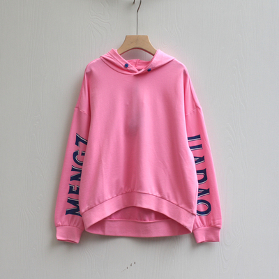 套头纯棉长袖卫衣40099粉