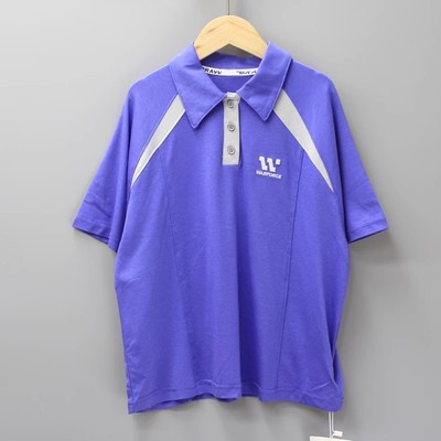 R布rui欧120夏品牌童装折扣/大童POLO领纯棉短袖T恤衫16018紫