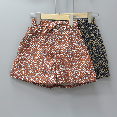 芭系列100-130夏装 品牌童装折扣/儿童棉薄舒适型短裤81221二色