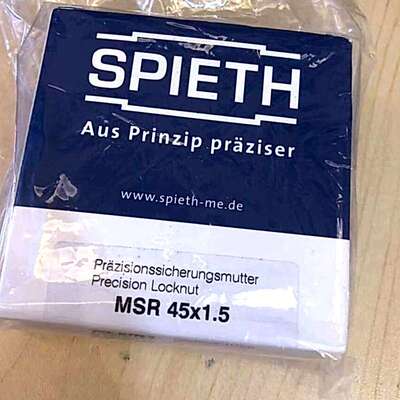 [议价可修]全新德国SPIETH锁紧螺母MSR45X1.5，未拆封，
