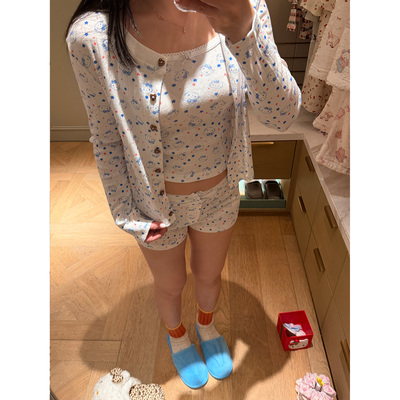 nini自制Kitty家居服三件套