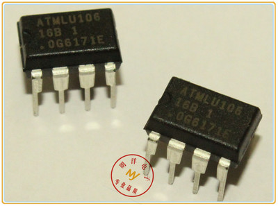 24C16 AT24C16 ATMLU106 16B  直插 存储器