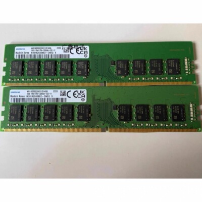 三星16G 1RX8 PC4-3200AA-ED2 纯ECC M391A2G43BB2-CWE服务器内存