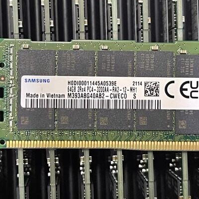 DELL R440 R540 R740 XD R940 64G DDR4 3200AA RECC服务器内存条