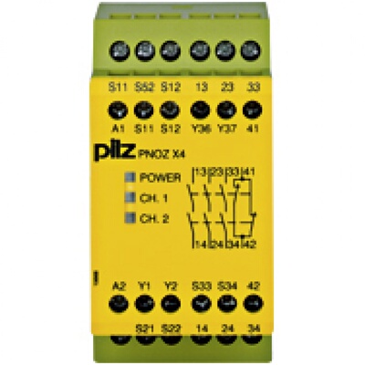 PILZ皮尔磁774730 PNOZ X4 24VDC 3no 1nc安全模块全新原装进口