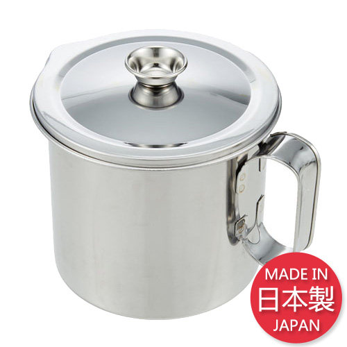 日本制造 日本ICHIBISHI 不锈钢油壶滤油回收油 粗细双重过滤