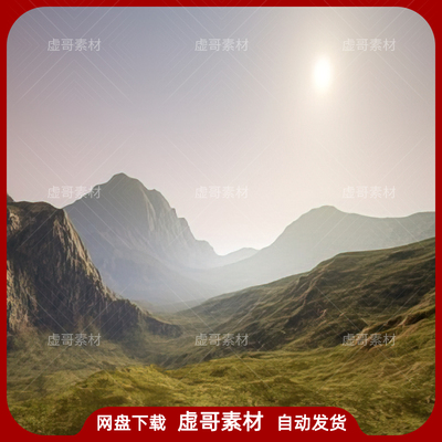 UE4UE5材质 Automatic Landscape Material 自动地形场景材质资源