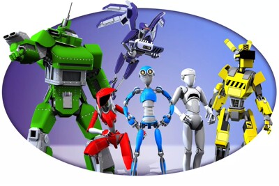 U3D模型 智能机器人角色动画模型 Toon robots1.0