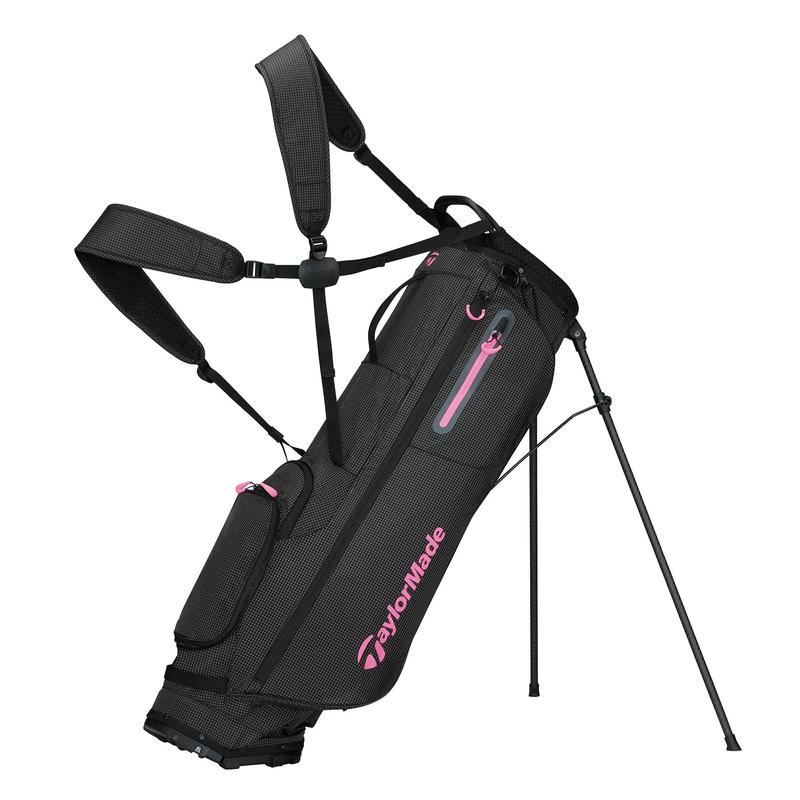 海外代购Taylormade男士高尔夫球包碳纤维支架多口袋收纳轻量