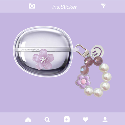 适用于漫步者花再Auro Clip耳夹式蓝牙耳机保护套耳夹式auroclip耳机保护壳透明可爱卡通防摔软壳套