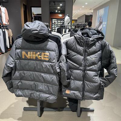 Nike耐克保暖连帽男运动羽绒服