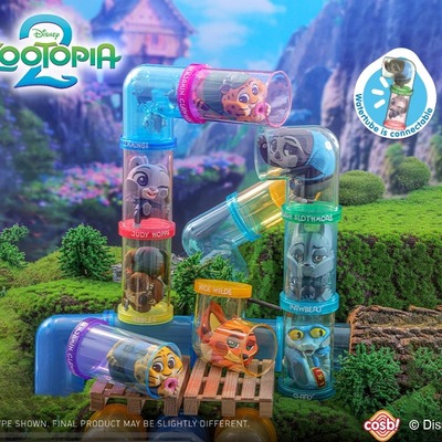 新品HotToys疯狂动物城2 尼克朱迪闪电豹警官COSBI盲盒迷你玩具影