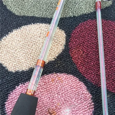 鱼竿玻璃钢1.8河北实心纤维杆2.1玻璃2.42.7米路亚杆海竿米远投米