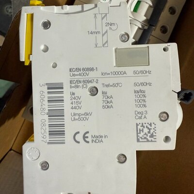 议价施耐德电气 A9F84302 IC60H 开关Acti9可维修