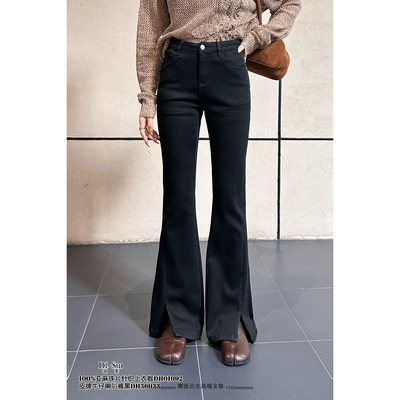 欧洲站2025新款喇叭裤