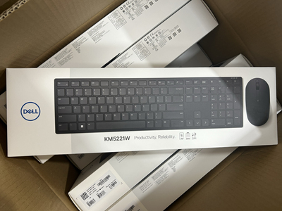 DELL KM5221W原装无线键盘鼠标套装办公学习无线套装 黑色