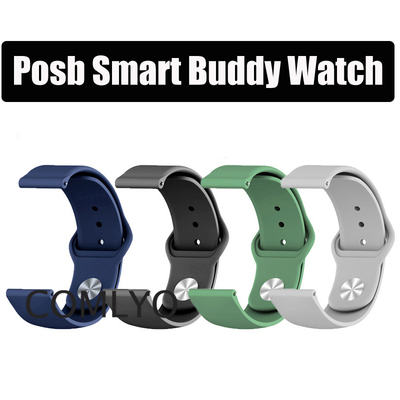 适用 Posb Smart buddy watch 2 3 5智能手表带硅胶运动男女腕带