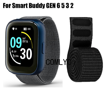 适用GEN 6 5 3 2 Posb Smart buddy watch表带尼龙透气排汗柔软款