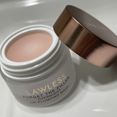 预*定 LAWLESS夜间修复唇膜Forget The Filler有色滋润唇霜8ml