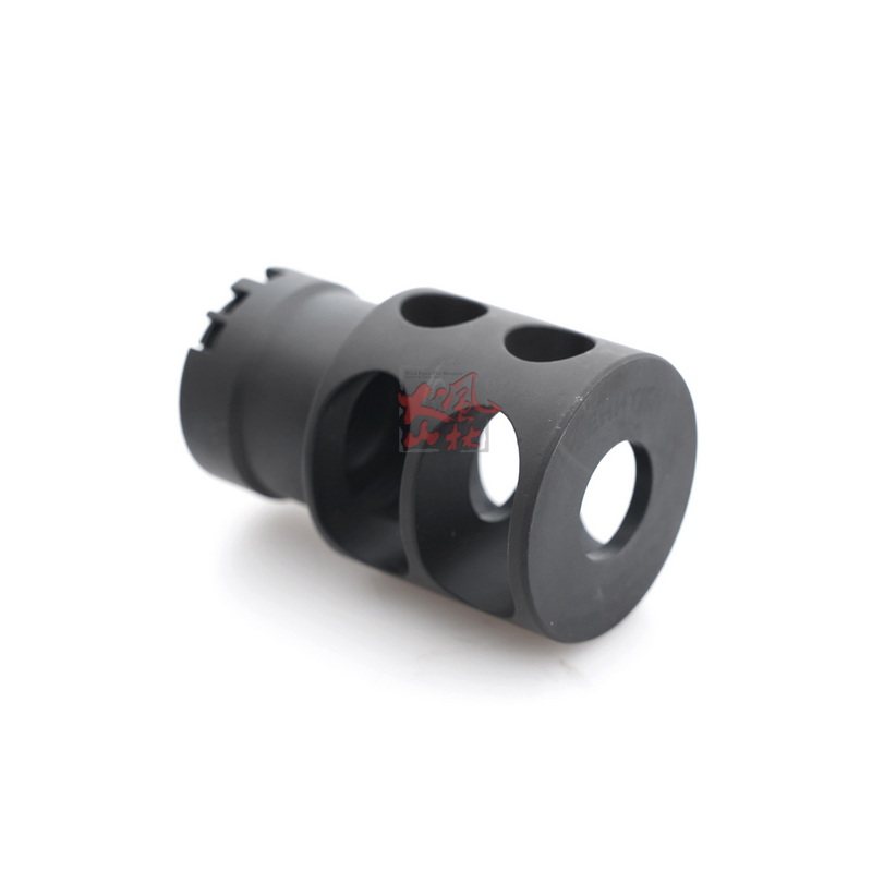 风林火山DTK-2MuzzleBrake钢24正牙转14逆牙内径14mm扩孔ДТК-2_虎窝淘