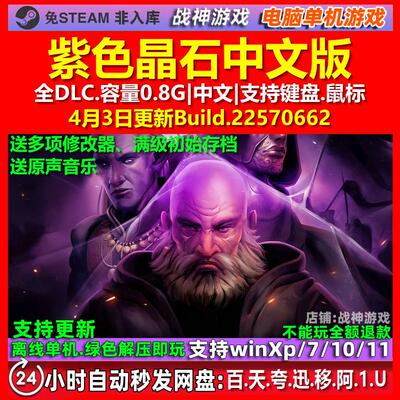 紫色晶石Stoneshard 中文版 全DLC 免steam 电脑PC单机游戏