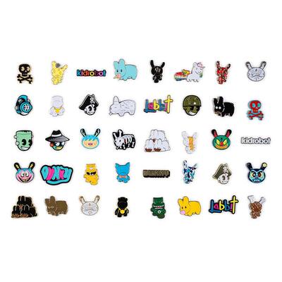 [MSX]现货 kidrobot dunny Labbit 抽烟图 搪瓷胸针 整盒20只