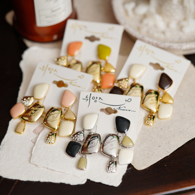 nuance日韩混合材质女性耳环