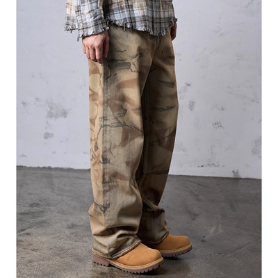 重磅水洗牛仔裤Dokie14盎司秋冬