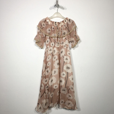 乔系列 D82464 时尚连衣裙品牌女装折扣