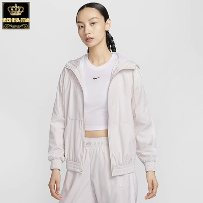 NIKE女速干连帽跑步休闲运动外套