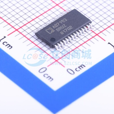 模数转换芯片ADC AD7193BRUZ-REEL TSSOP-28 ADI(亚德诺) 元器件